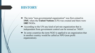Non Govermental Organization | PPT