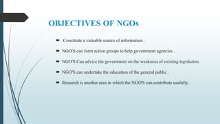 Non Govermental Organization | PPTX