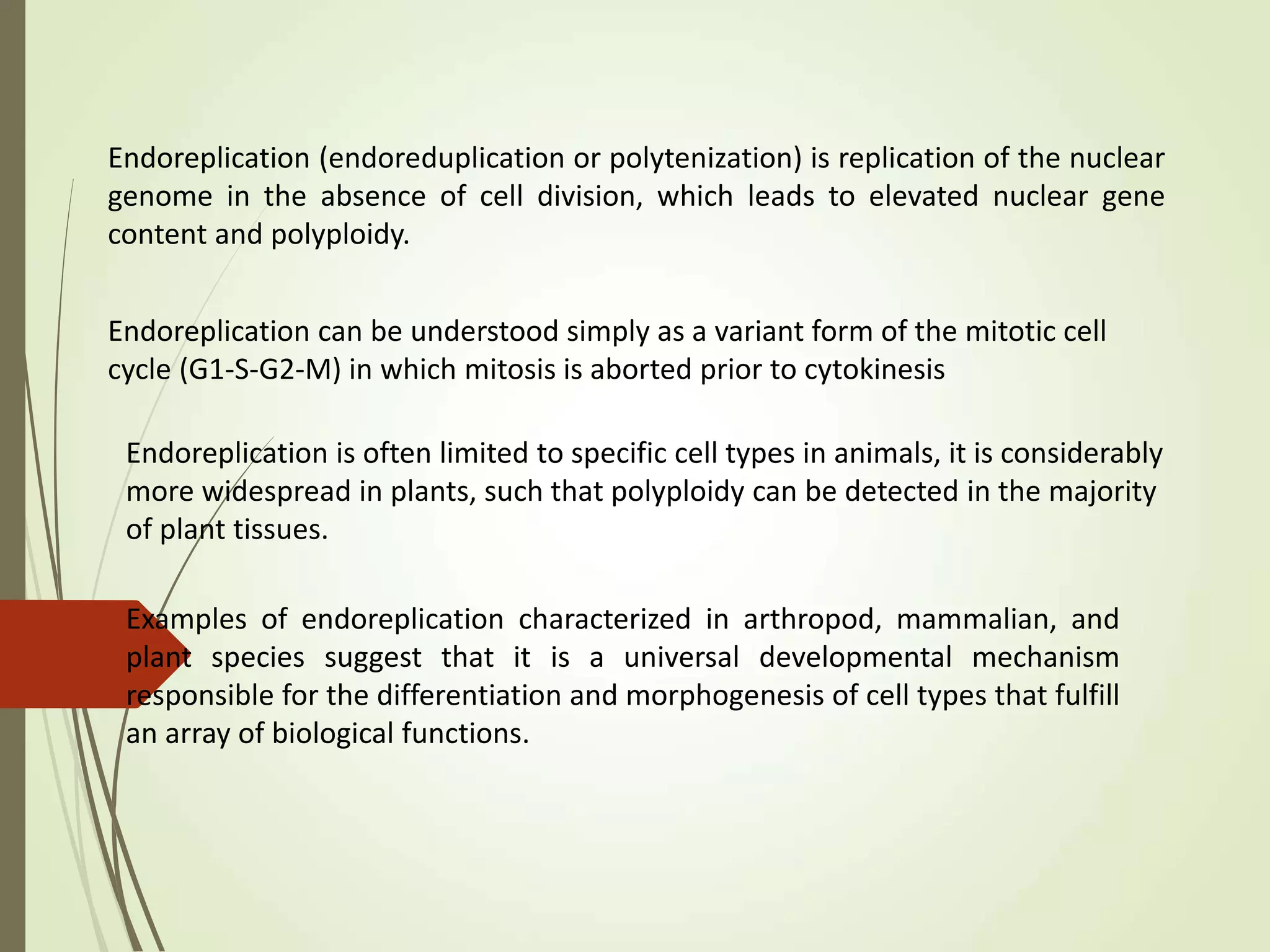 endoduplication and chimera.ppt | Biological Sciences | Science