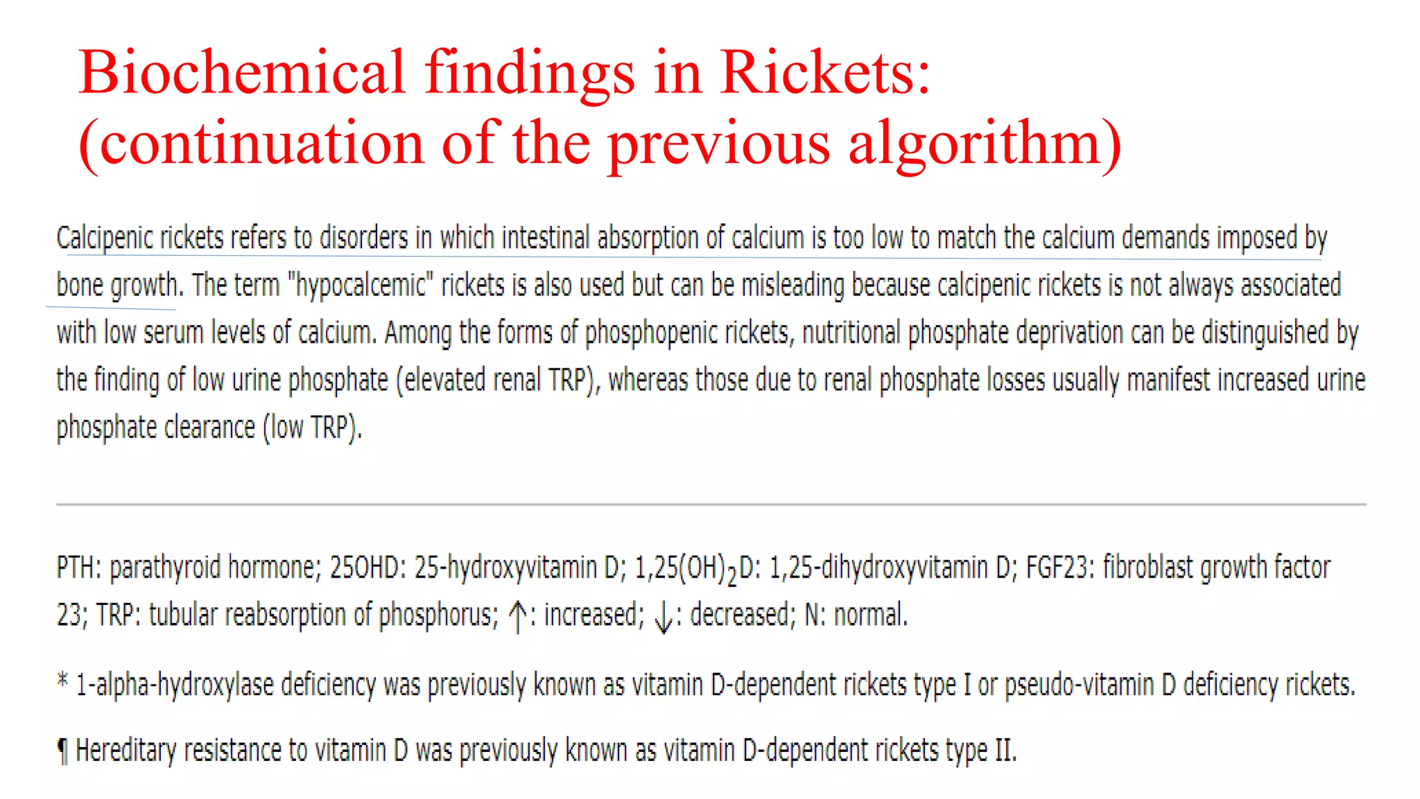 Osteomalacia & Rickets | PPTX | Bone and Joint Conditions | Diseases ...