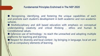 NEP 2020 POLICY INITIATIVES IN INDIA PPT | PPTX
