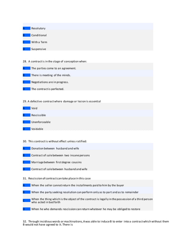 168472356 sample-oblicon-mcqs | DOCX | Law