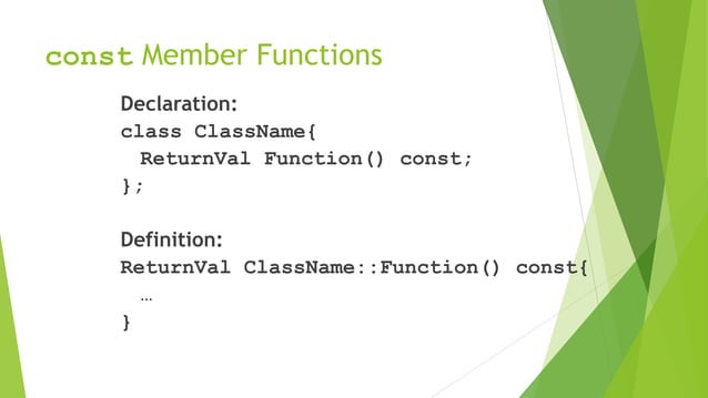C++ Object Oriented Programming Lecture Slides for Students | PPT