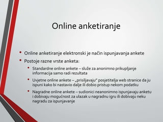 Online anketiranje | PPT | Free Download