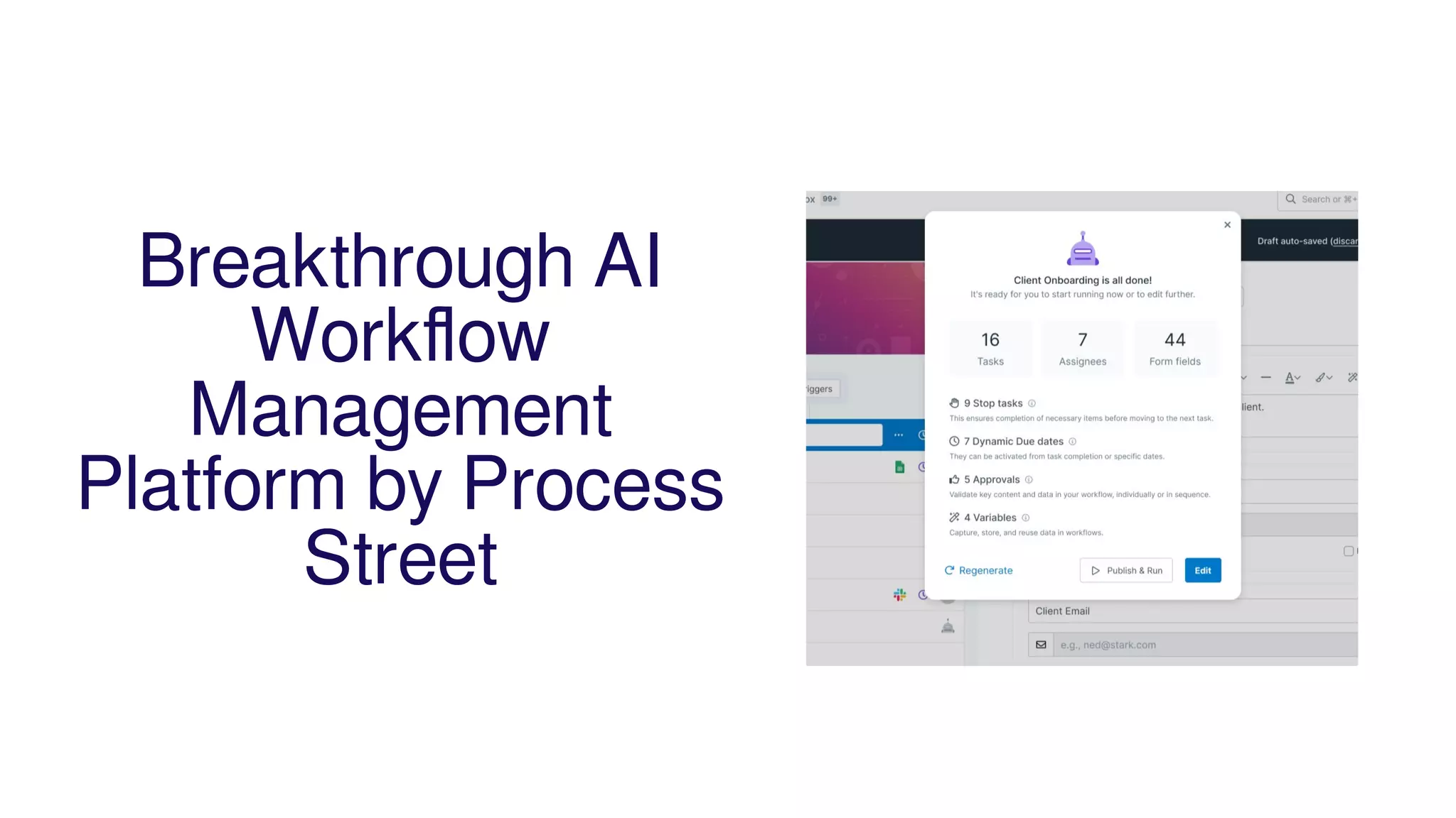 Worlds First AI Powered Business Process Management Launches - Process Street Announces Process ...