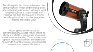 What Telescopes are Best for Astrophotography? | PPT