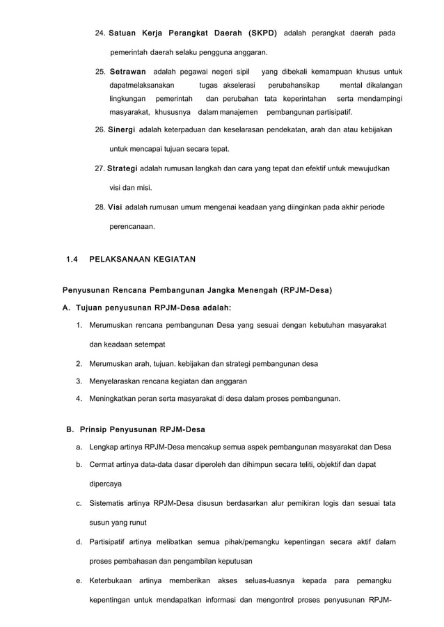 (1)68750780 6-contoh-form-rpjm desa-1-10 | DOC