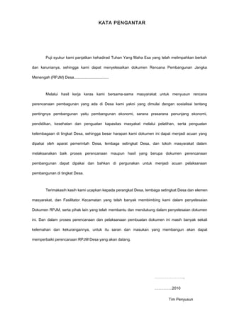 (1)68750780 6-contoh-form-rpjm desa-1-10 | DOC