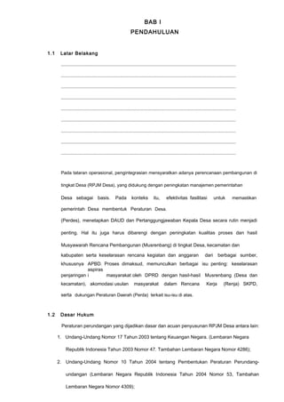 (1)68750780 6-contoh-form-rpjm desa-1-10 | DOC