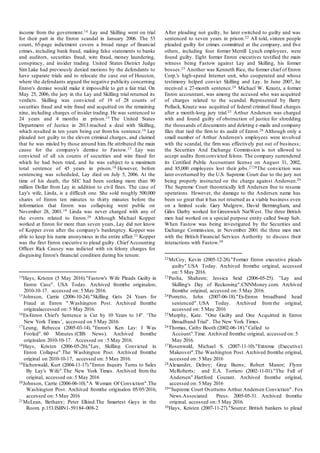 “The Lesson from Enron Case - Moral and Managerial Responsibilities” | PDF