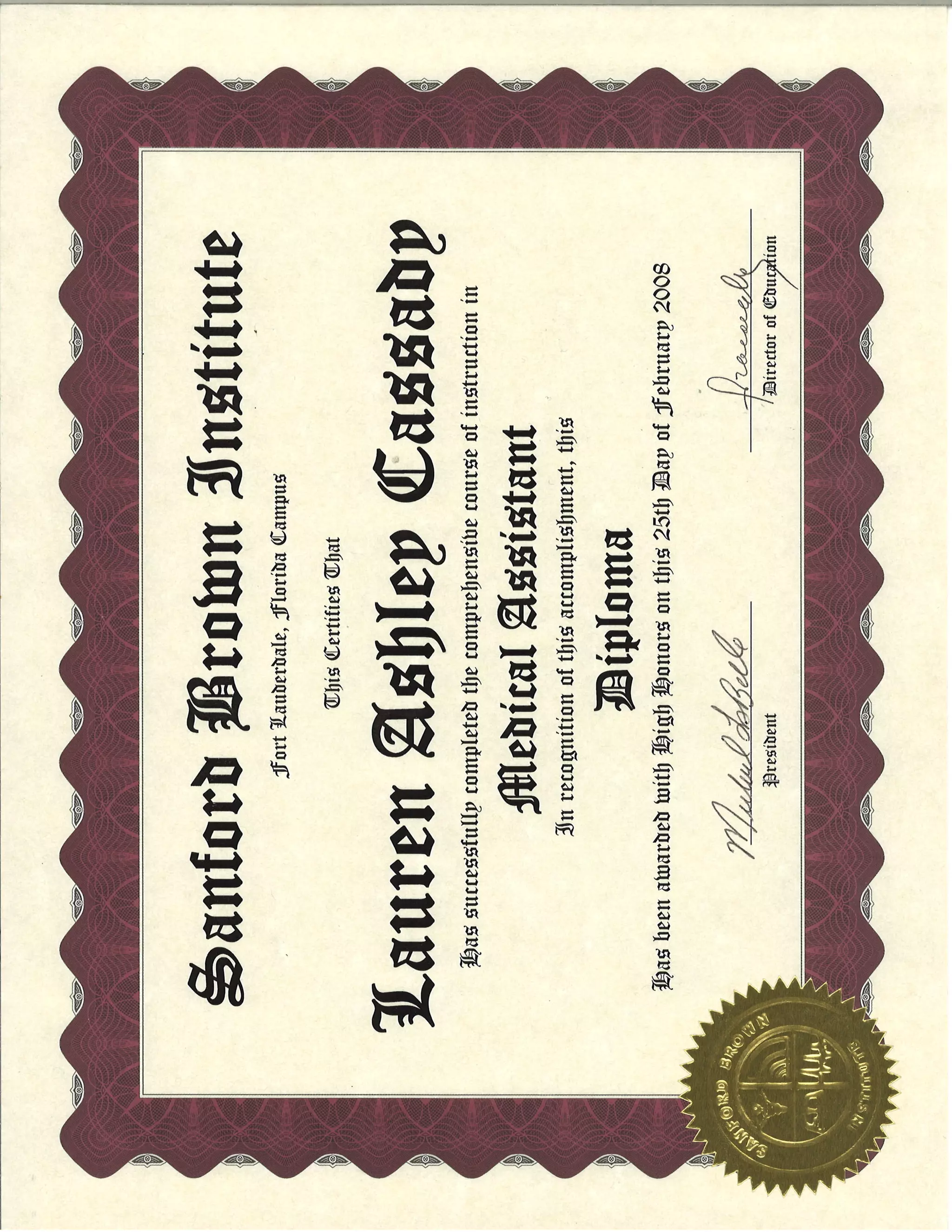 Medical Assistant Diploma | PDF