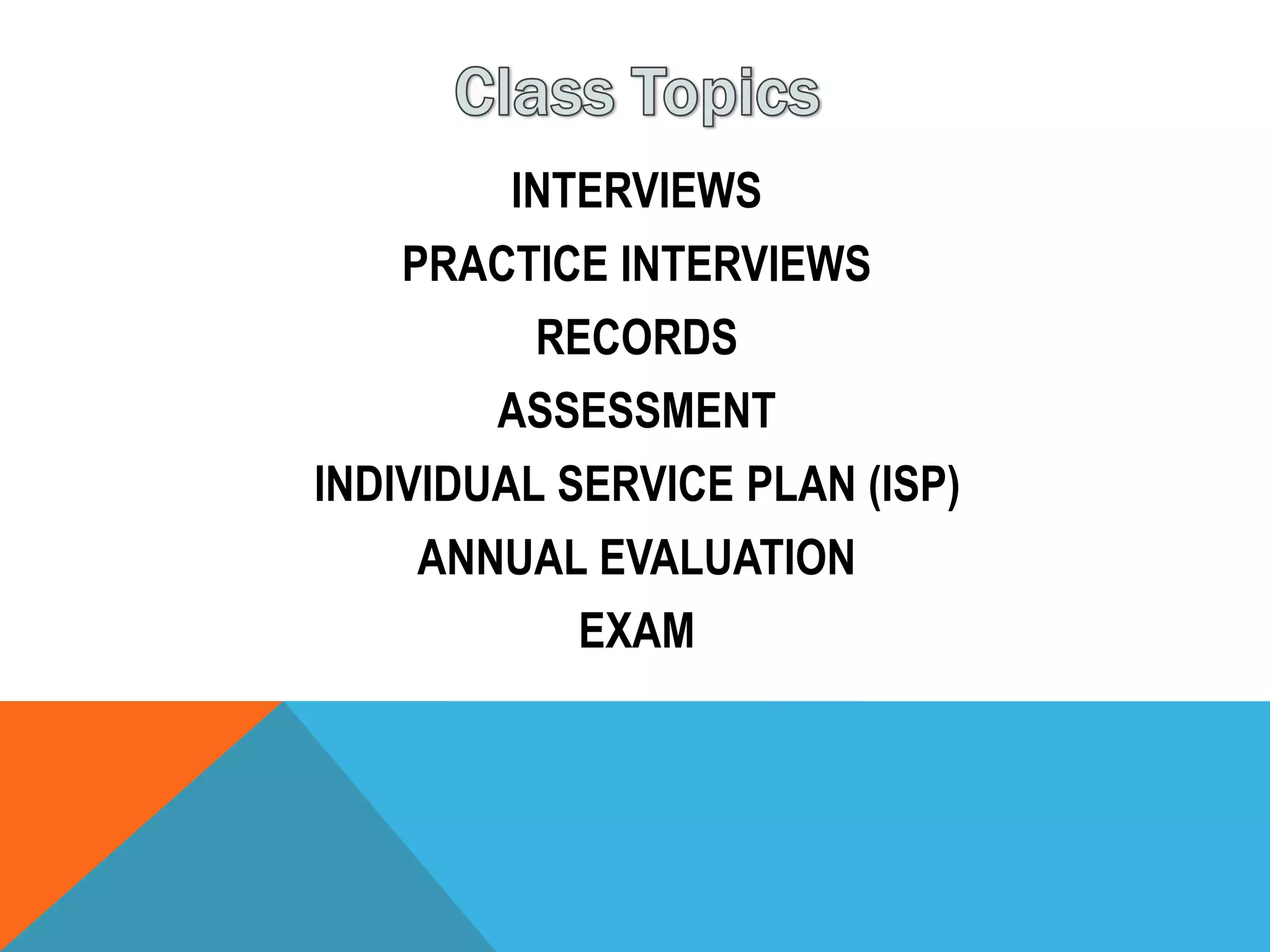 CBRF NEEDS ASSESSMENT | PPTX