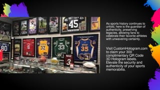 Get QR Code & Hologram Authentication to Verify Sports Autographs ...