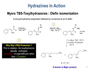 Hydrazine Chemistry in Organic Synthesis | PDF