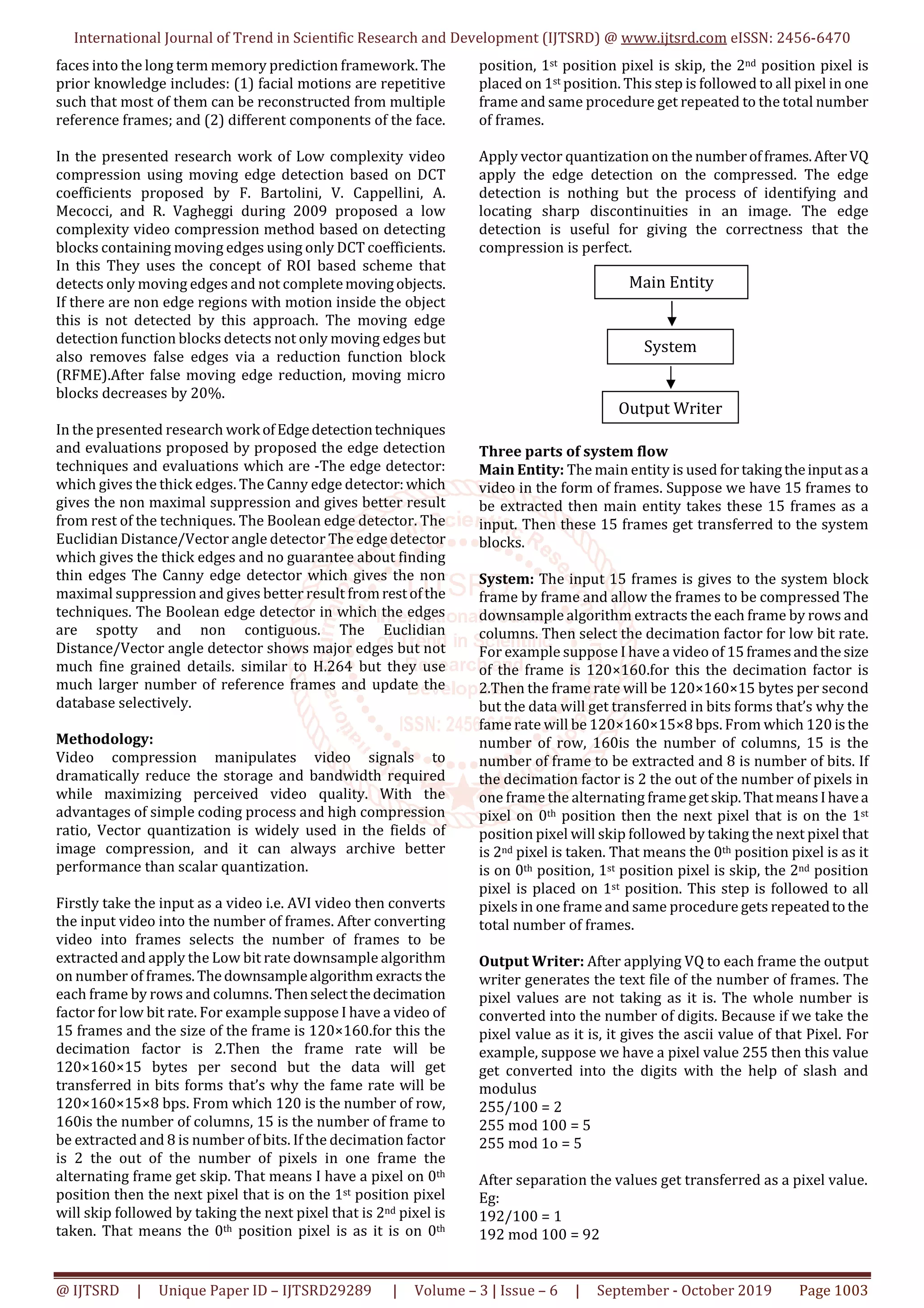 Design And Analysis Of Quantization Based Low Bit Rate Encoding System Pdf