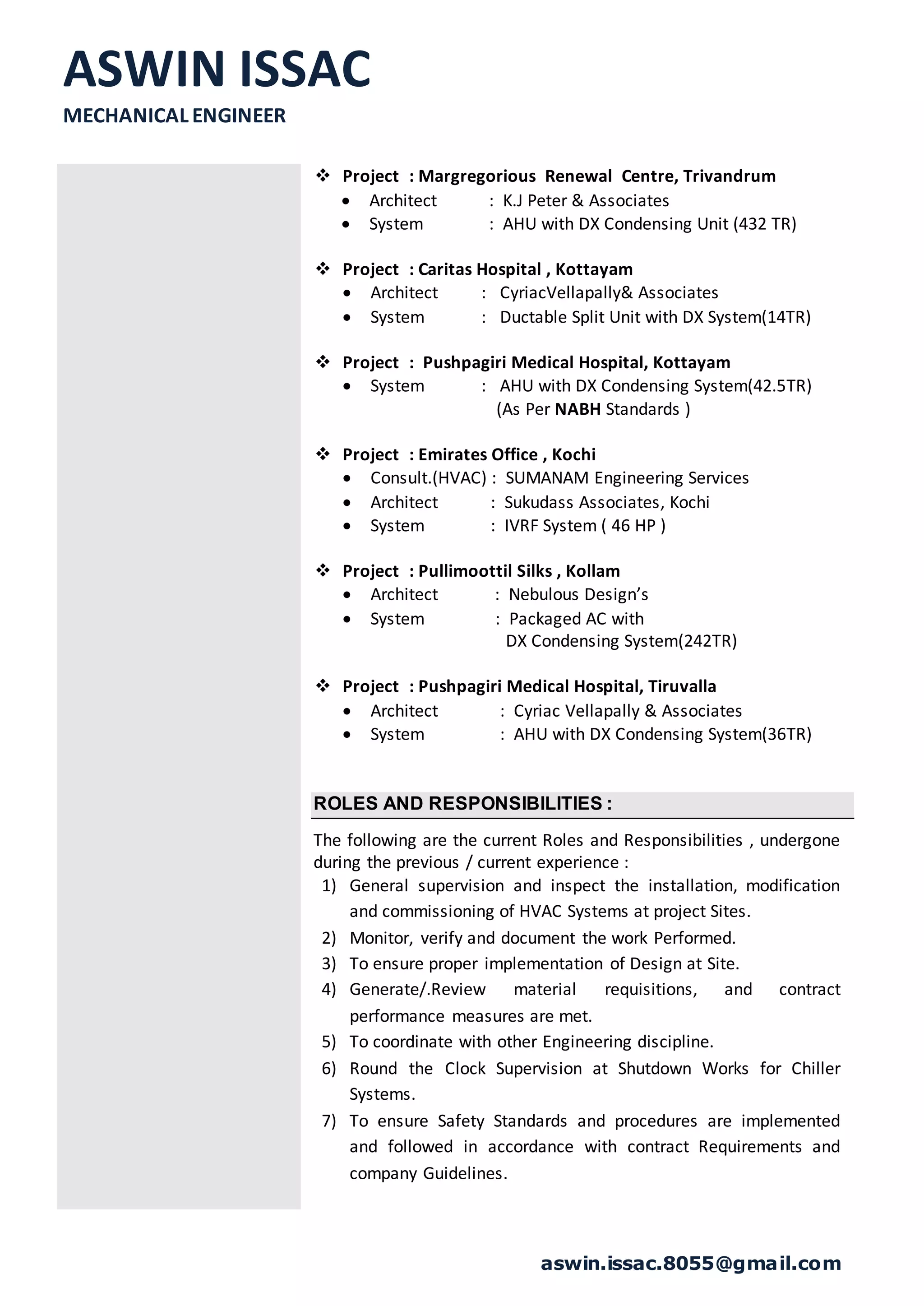 Aswin Issac - CV | DOCX