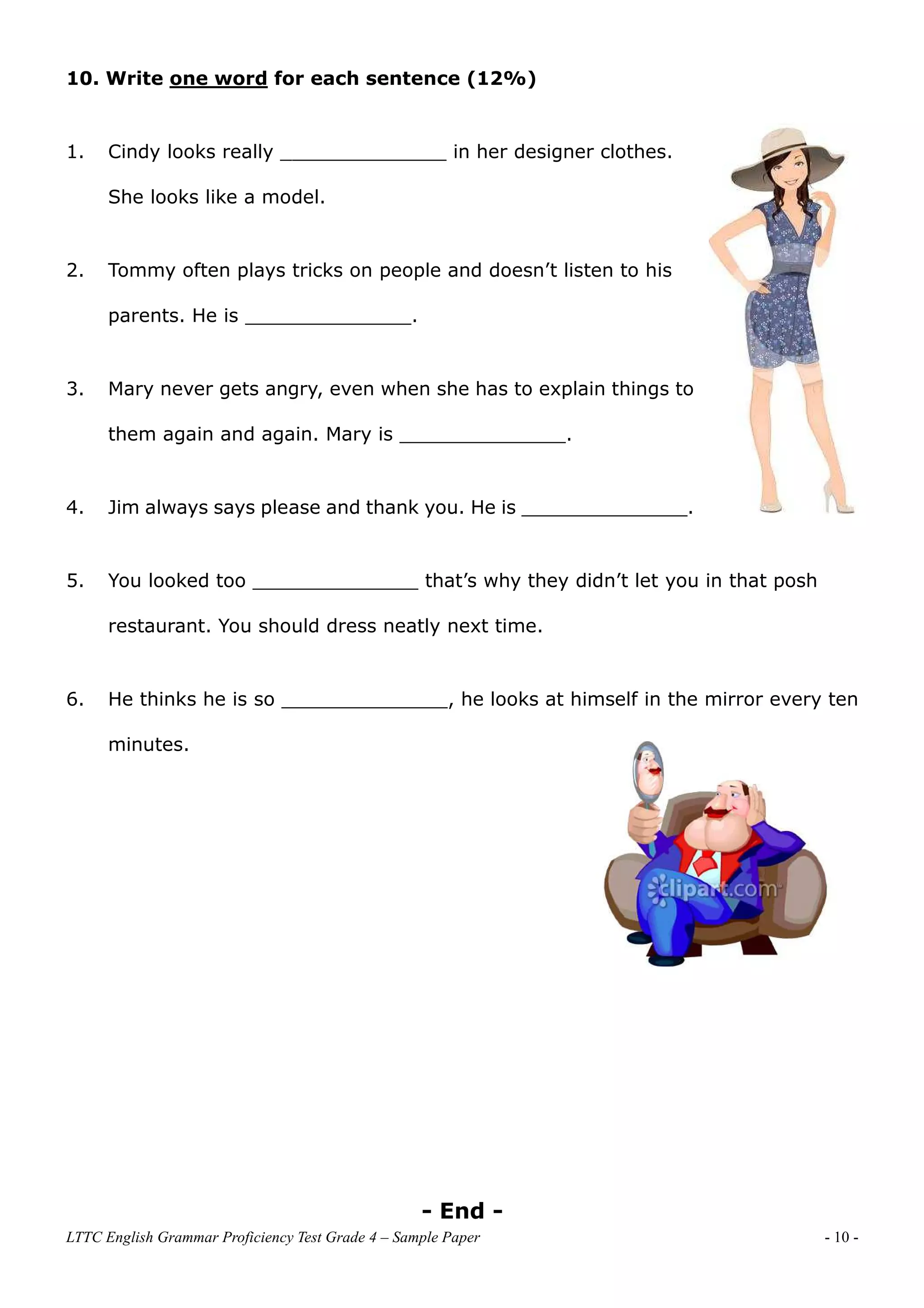 168 lttc grammar sample g4 | PDF