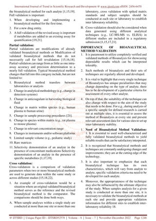 Review on Bioanalytical Method Development in Human Plasma | PDF
