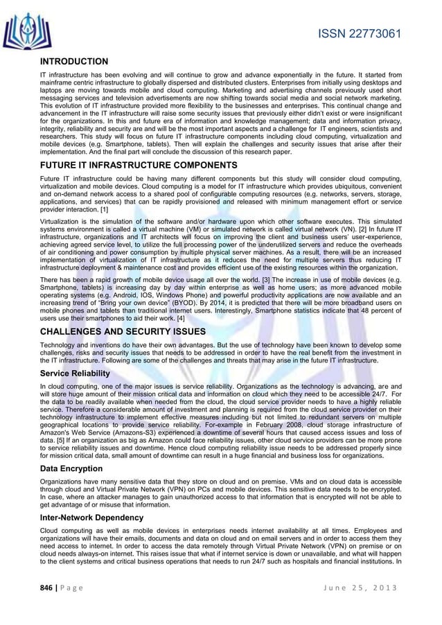 Challenges and Security Issues in Future IT Infrastructure Components | PDF | Cloud Computing ...