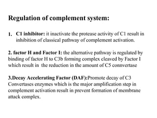 Complement system in human body immunity | PPT