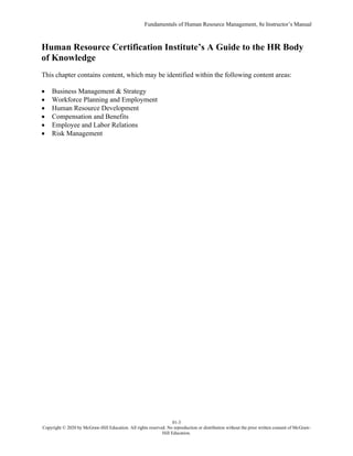 Solution Manual for Fundamentals of Human Resource Management 8th by ...