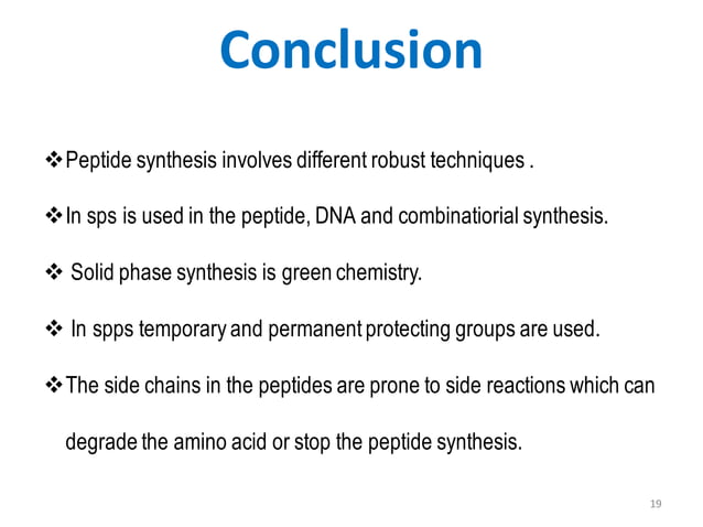 Side Reactions in Peptide Synthesis: Solution and Solid phase synthesis | PDF