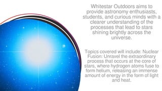 Stars Shine Brightly Report By Whitestar Outdoors | PPT