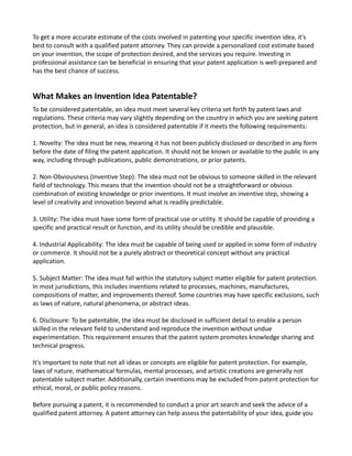 InventHelp: How To Patent Your Invention Idea? | PDF