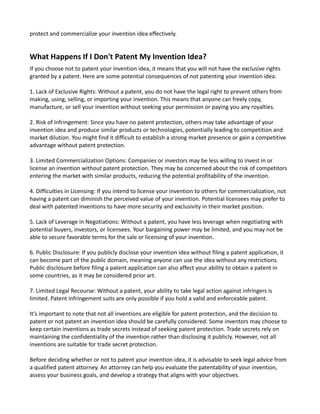 InventHelp: How To Patent Your Invention Idea? | PDF