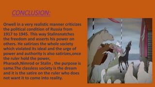 Animal Farm as as satire. | PPTX