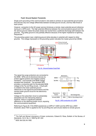 Lightning Protection Considerations for Wired Systems | PDF