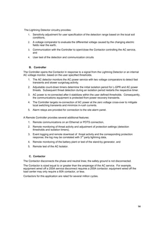 Lightning Protection Considerations for Wired Systems | PDF