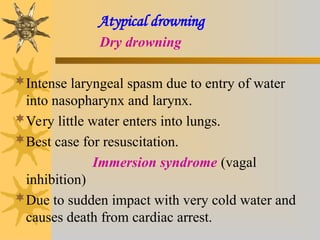 DROWNING AND SUDDEN DEATH - FORENSIC MEDICINE | PPT