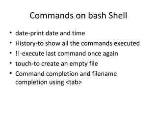 16952 commands on shells | PPT