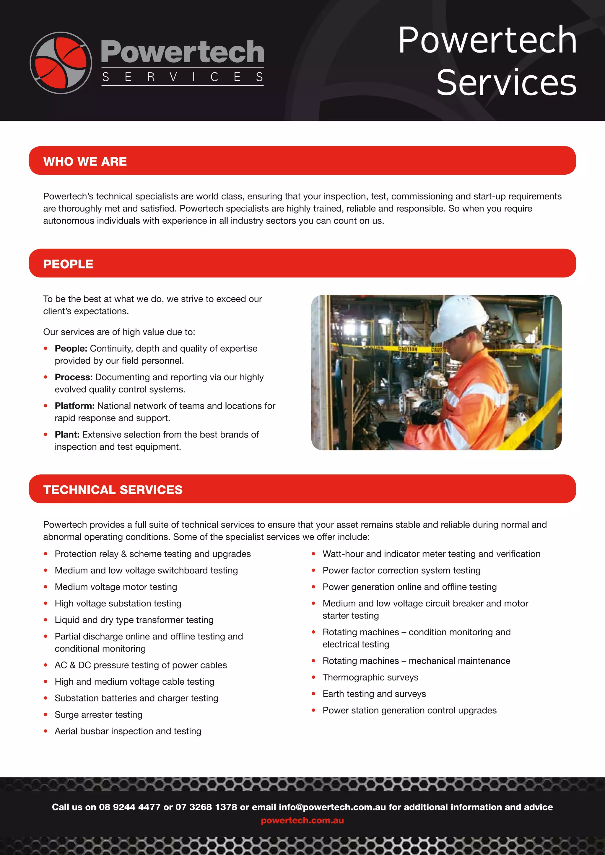 Powertech Services | PDF