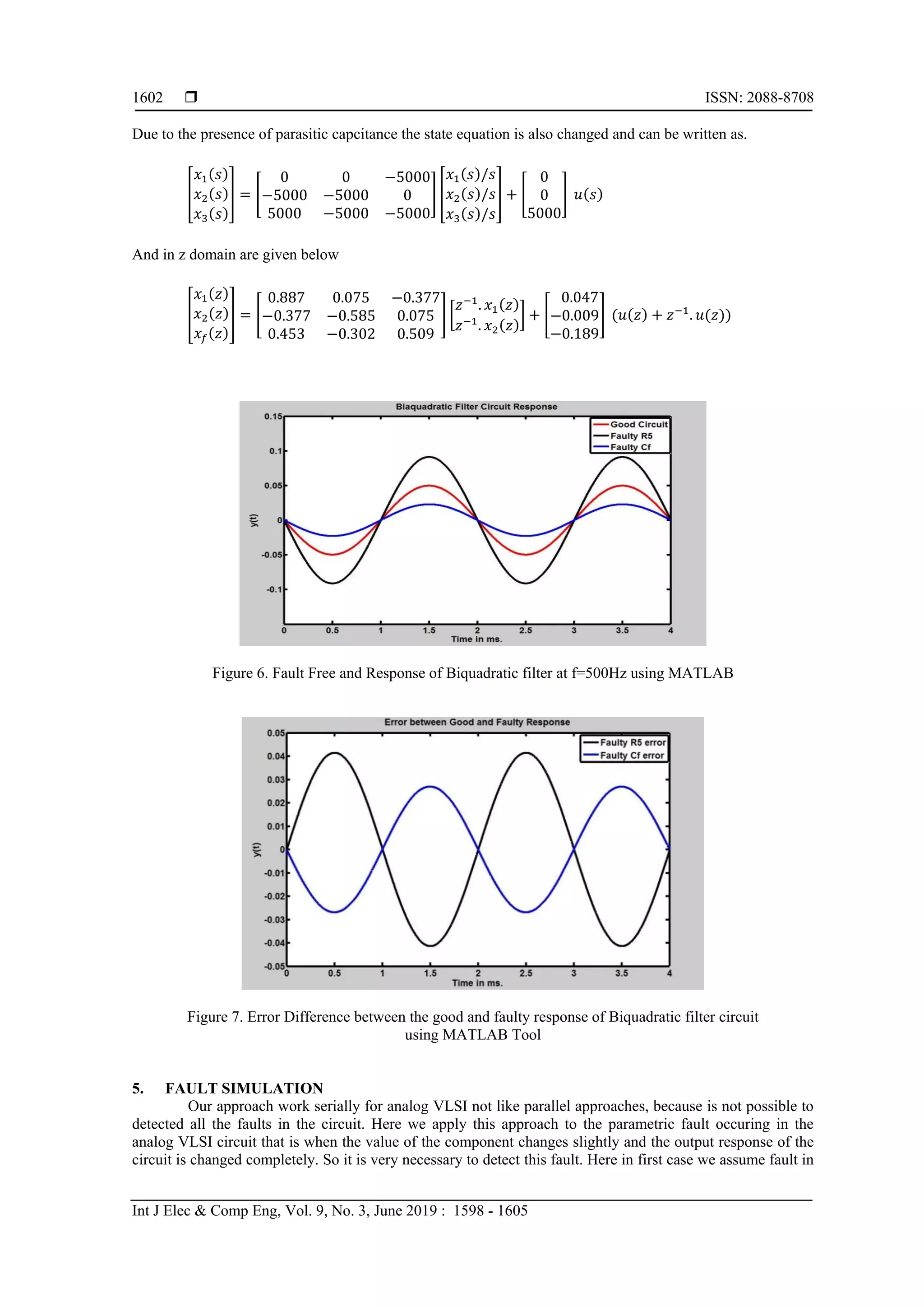 Fault modeling and parametric fault detection in analog VLSI circuits using discretization | PDF