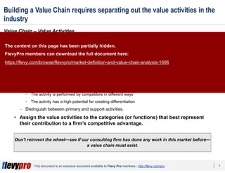 Market Definition & Value Chain Analysis | PPT