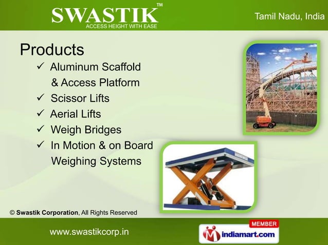 Swastik Corporation Tamil Nadu india | PPT