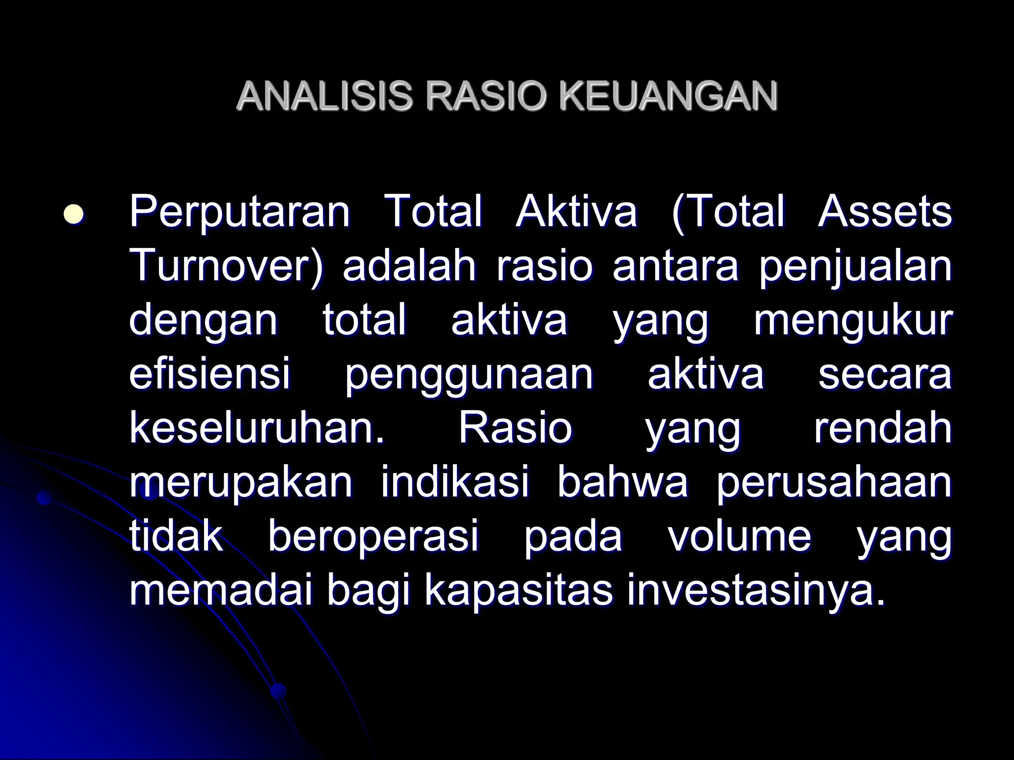 Analisis rasio keuangan manajemen keuangan | PPT