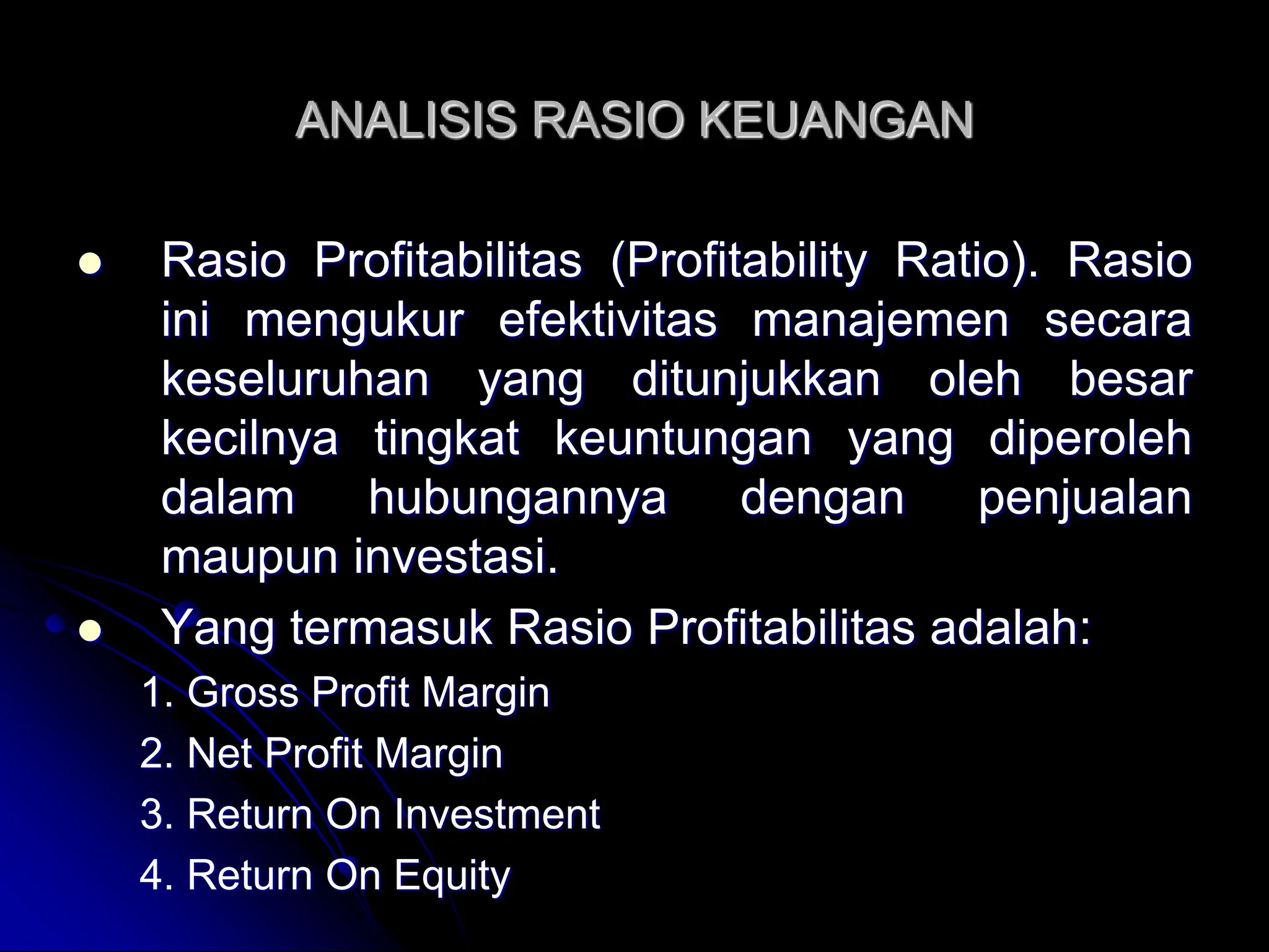 Analisis rasio keuangan manajemen keuangan | PPT