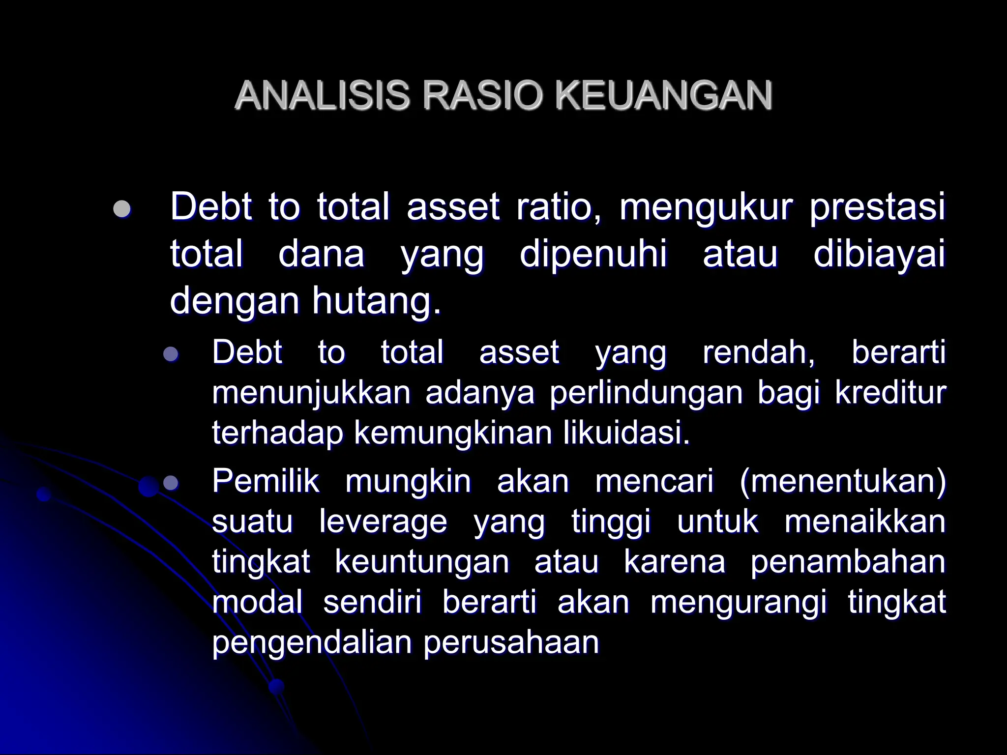 Analisis rasio keuangan manajemen keuangan | PPT