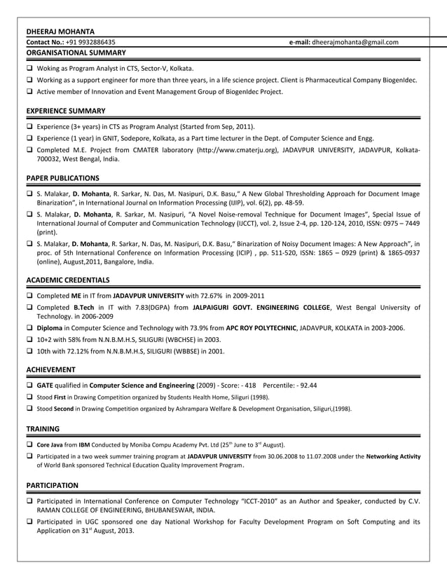 dheeraj_resume_naukri | PDF