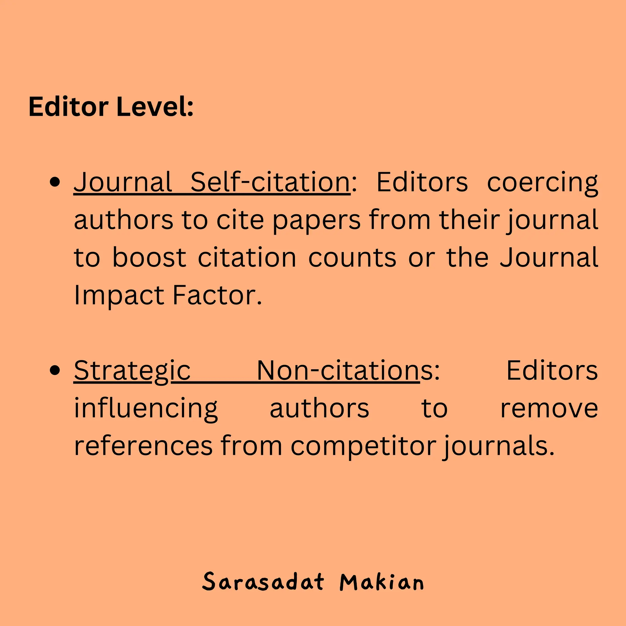 Good Citation Behaviour: Avoiding Citation Manipulation | PDF