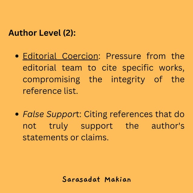 Good Citation Behaviour: Avoiding Citation Manipulation | PDF