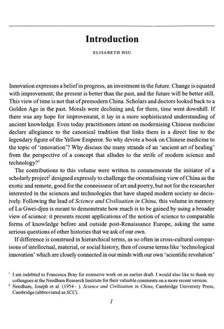 Innovation In Chinese Medicine Elisabeth Hsu | PDF