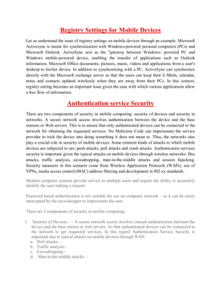 cybersecurity mobile and wifi NET devices | PDF