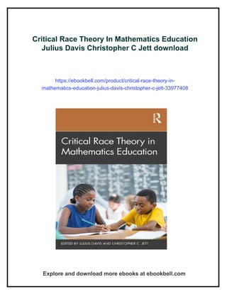 Critical Race Theory In Mathematics Education Julius Davis Christopher ...