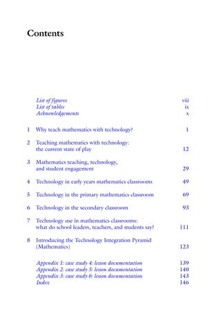 Technologyenabled Mathematics Education Optimising Student Engagement ...