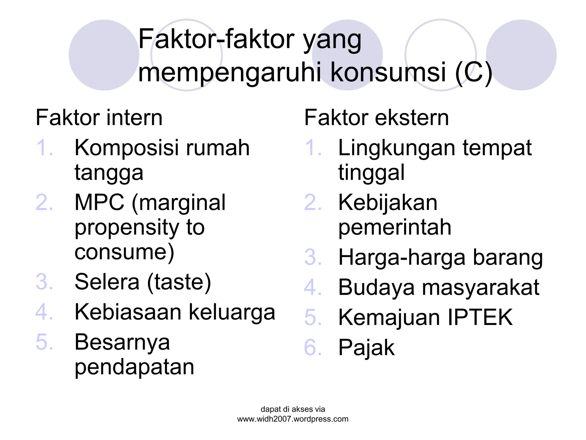 ppt pendapatan nasional kelas XI ekonomi | PPT