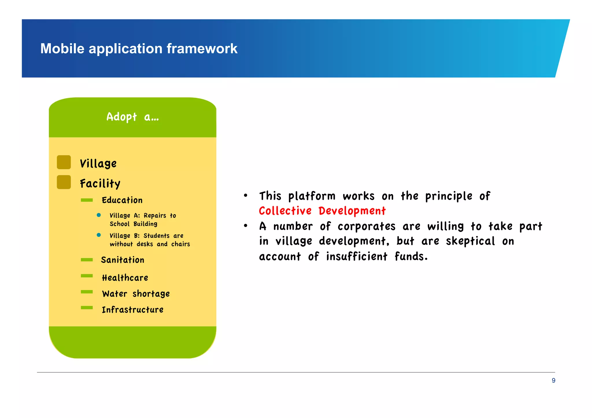 Adopt a village - Mobile application framework | PDF | Non-Profit ...